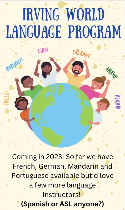 Do you know another language? | Irving School PTO